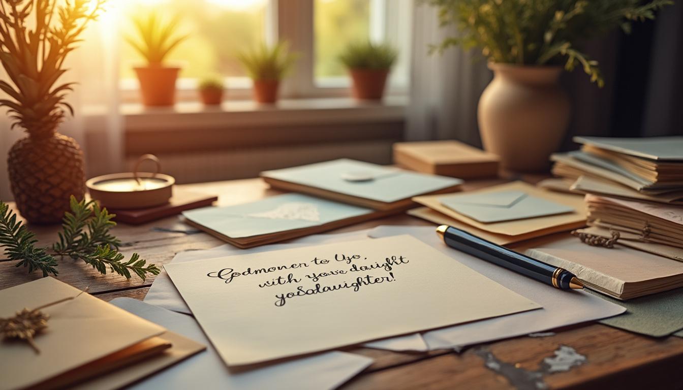 Découvrez des exemples de texte d'une marraine à sa filleule pour ...