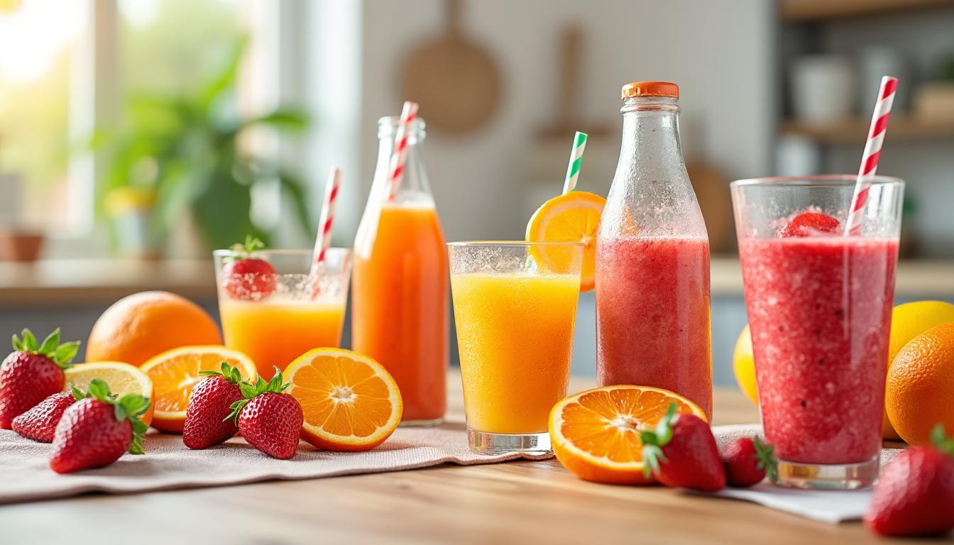 Inspirez-vous avec ces boissons colorées pour enfants faciles à préparer